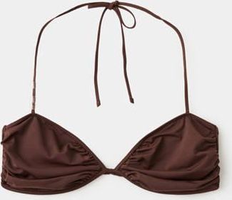 Mango Haut bikini bandeau rouge-orang&eacute; - Femme - XS - MANGO