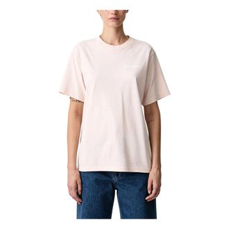 Sporty & Rich T-shirt Health Is Wealth - Femme - Tops - Rose - Taille: 40 FR