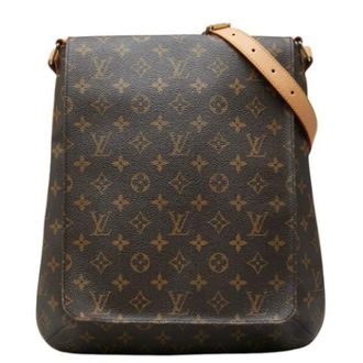 Louis Vuitton Sac bandouli&egrave;re vintage doccasion - Femme - Pre-owned - Brun - Taille: ONE Size