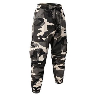 Generic Pantalons de Jogging Hommes Pantalons Outdoor Grande Taille Hommes Jeunes L&acirc;che D&eacute;contract&eacute; Neuf Points Pantalons Mode Cargo Pantalons, kaki, XXL