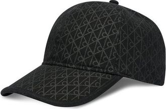 Calvin Klein Cap Emblem Print W Leather Patch Cap LV04D5029G Schwarz