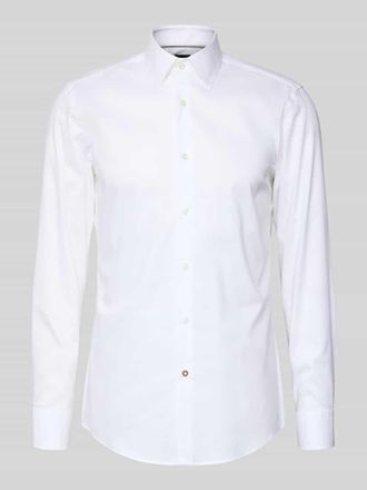 HUGO BOSS Slim Fit Business-Hemd mit Kentkragen Modell Hank Kent