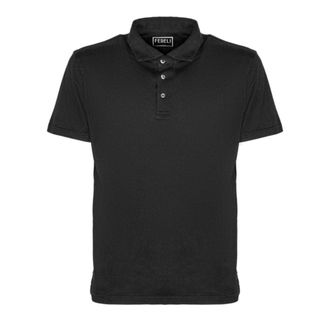 Fedeli Baumwoll-Polohemd - - Tops - Herren - Schwarzk - S