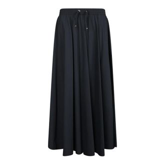 Herno Femme, Jupes, Noir, Taille: 38 FR Jupe Midi Noire Design L&eacute;ger et Fluide