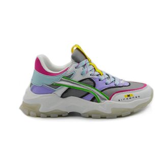 John Richmond Damen Leder Sneakers mit 5cm Absatz - - Shoes - Damen - Mehrfarbig - 39 EU