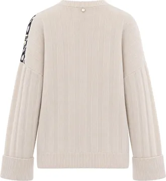 Liu Jo Fair Isle Jacquard Sweater - Beige