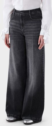 van Laack Jeans mit weitem Bein