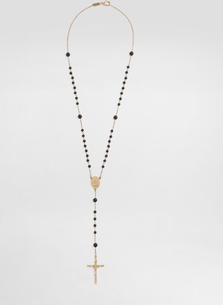 Dolce & Gabbana Rosenkranz-kette Mit Nat&uuml;rlichen Steinen - Mann Bijoux Mehrfarbig Metall Onesize