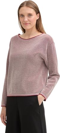 Tom Tailor Damen Strickpullover aus Bio-Baumwolle
