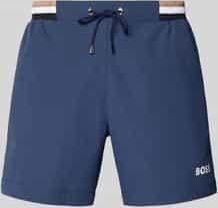 HUGO BOSS Badeshorts mit Label-Schriftzug Modell ATOLL