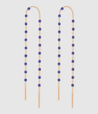 Gigi Clozeau Boucles doreilles Doubles Mini R&eacute;sine Or