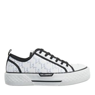 Karl Lagerfeld Low-Top Sneaker - Kampus Max Iii MGram Embro Lo - Gr. 39 (EU) - in Schwarz - f&uuml;r Damen