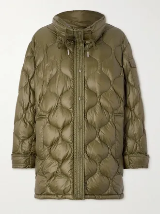 Moncler Lombi Parka Aus Gestepptem Micro-ripstop Mit Daunenfüllung - Grün