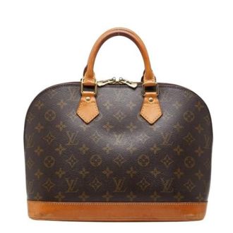 Louis Vuitton Sac &agrave; main en toile Pre-owned - Femme - Pre-owned - Brun - Taille: ONE Size