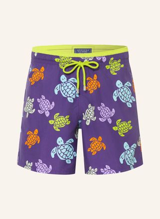 Vilebrequin Badeshorts Tortues Multicolores lila