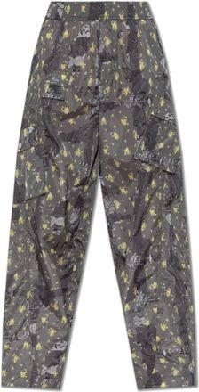 Ganni Femme, Pantalons, Gris, Taille: 38 FR Pantalon ample