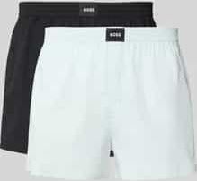 HUGO BOSS Boxershorts aus reiner Baumwolle im 2er-Pack
