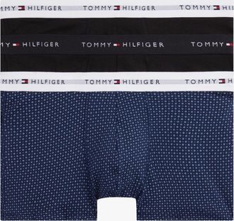 Tommy Hilfiger Lot de 3 cale&ccedil;ons en coton m&eacute;lang&eacute;