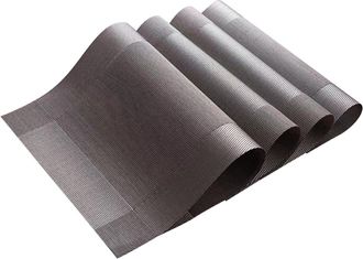 BESPORTBLE 4 Stck Teiliges rutschfeste Tischsets aus Hochwertigem PVC Hitzeisolierende und wasserdichte Platzmatten f&uuml;r Esstisch Kratzfest und Leicht zu Reinigen