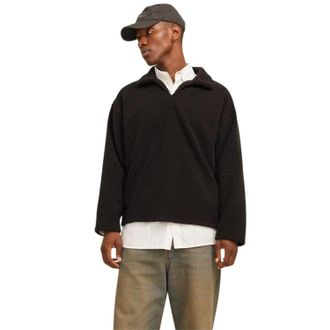 Jack & Jones Jack And Jones - Sweatshirt f&uuml;r Herren, Teddy-Stoff, Lang&auml;rmlig (Schokolade)