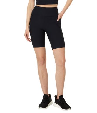 Skechers Go Flex Rib High Waisted 8 Inch Bike Short SH32-BLK, Women Shorts, Black, L EU