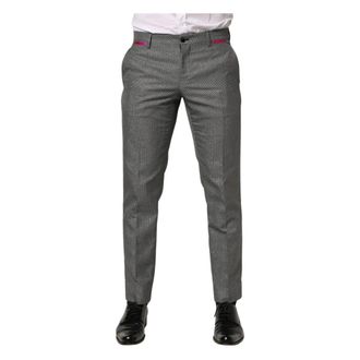 Dolce & Gabbana Homme, Pantalons, Gris, Taille: M Pantalon Slim