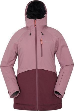 Mountain Warehouse Alpine Skijacke f&uuml;r Damen, Wattiert, Wasserfest (dunkellila)
