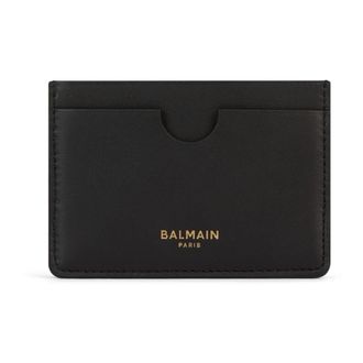 Balmain Kartenetui aus Kalbsleder - - Accessories - Damen - Schwarzk - ONE SIZE