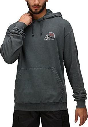 Recovered Clothing Hoody - NFL Tampa Bay Buccaneers Black Washed