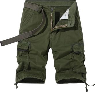 Generic Pantalon cargo pour homme avec poche ample et style d&eacute;contract&eacute;, Vert, 42