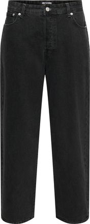 Only & Sons Herren Jeans ONSFADE Loose - Mid Waist - Relaxed Fit - Schwarz Blau, Gr&ouml;&szlig;e:32W / 30L, Farbe:22026778 Washed Black
