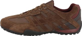 Geox Herren Uomo Snake A Sneaker, BROWNCOTTO, 41 EU