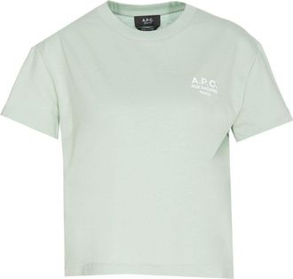 A.P.C. T-Shirt mit Print - Grün