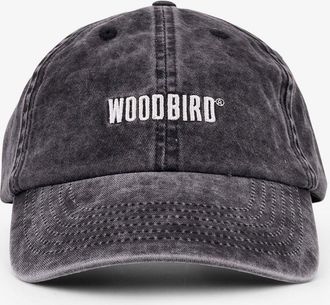 Woodbird Cotton baseball hat with embroidered logo - WOODBIRD - gender_Man