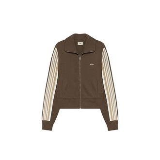 Autry Durchgehender Rei&szlig;verschluss Jacke - - Sweatshirts & Hoodies - Damen - Braun - XS