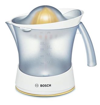 Bosch Zitruspresse VitaPress MCP3500N, Universal-Presskegel f&uuml;r kleine und gro&szlig;e Fr&uuml;chte, Fruchtfleisch-Regulierung, hohe Saftausbeute, 0,8l Saftbeh&auml;lter, s