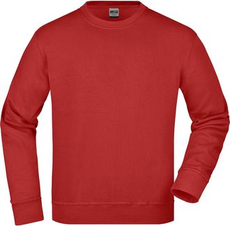 James & Nicholson Workwear Pullover - Strapazierfähiges Sweatshirt für Arbeit & Beruf | Farbe: wine | Grösse: XXL
