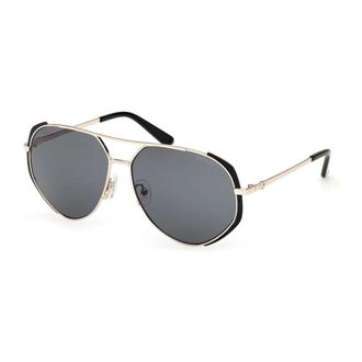 Guess Femme, Accessoires, Noir, Taille: ONE Size Lunettes de soleil aviateur en m&eacute;tal