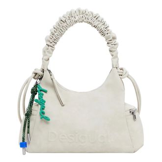 Desigual Femme, Sacs, Beige, Taille: ONE Size Bag Half Logo Montville