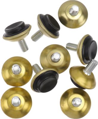 PartyKindom 10 Stück Teiliges Verstellbares Langlebige Möbelfüße mit Rutschfester Nivellierung Geeignet für Tisch Stuhl Schrank Büro und Haushalt Einfache Montage