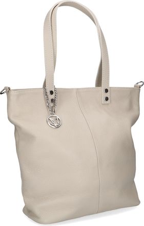 Caprice Caprice Damen Flacher Sneaker aus Leder, Weiß (Pearl Deer COM), 40