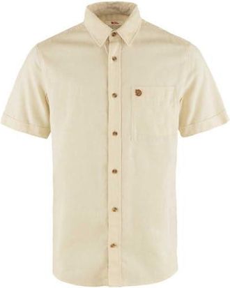 Fj&auml;llr&auml;ven Fjallraven 87039-113 &Ouml;vik Travel Shirt SS M Shirt Homme Chalk White Taille XL