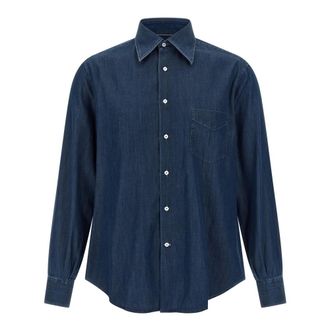 Brunello Cucinelli Herren, Shirts, Blau, XLGr&ouml;&szlig;e