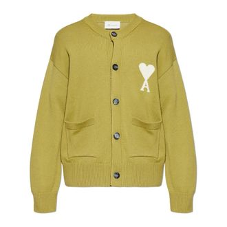 Ami Cardigan mit Taschen - - Knitwear - Herren - Gr&uuml;n - 3XL