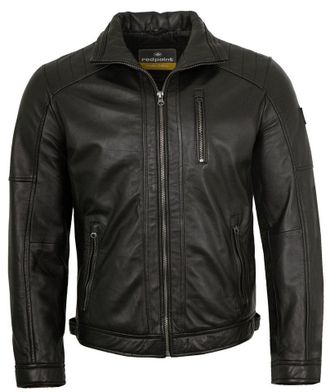 Redpoint Lederjacke Perth/M Redpoint - Herren Lederjacke Lammnappa schwarz