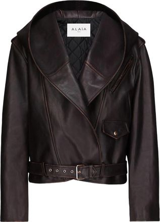 Alaia Hooded Belted Jacket