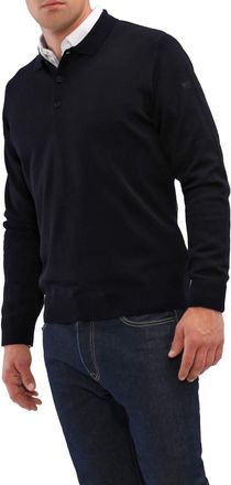 Maerz MÄRZ Pullover Polokragen Merino Superwash 490700-399 Navy, 64