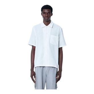Our Legacy Baumwoll-Webart Klassisches Kragenhemd - - Shirts - Herren - Wei&szlig; - XL