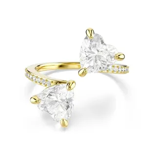 Swarovski Femme, Accessoires, Jaune, Taille: 58 MM Bague ouverte Mesmera