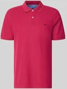 Fynch-Hatton Regular Fit Poloshirt mit Label-Stitching